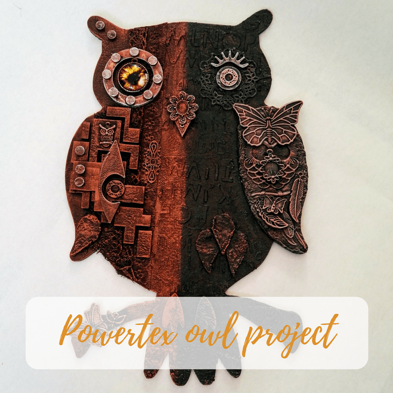 Powertex owl project pack - Blog - Kore Sage Art