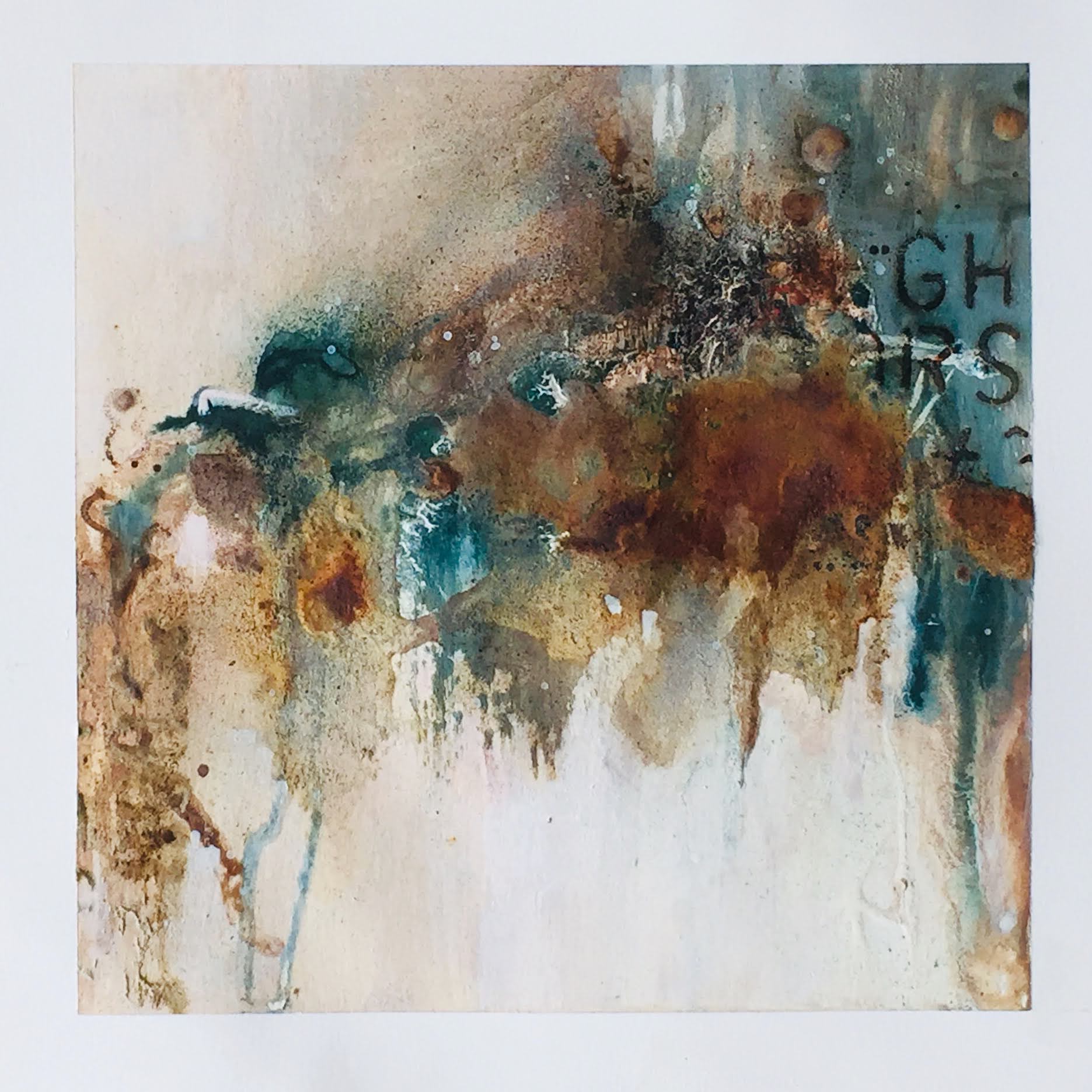 Add a rust layer to your mixed media art - Kore Sage Artist