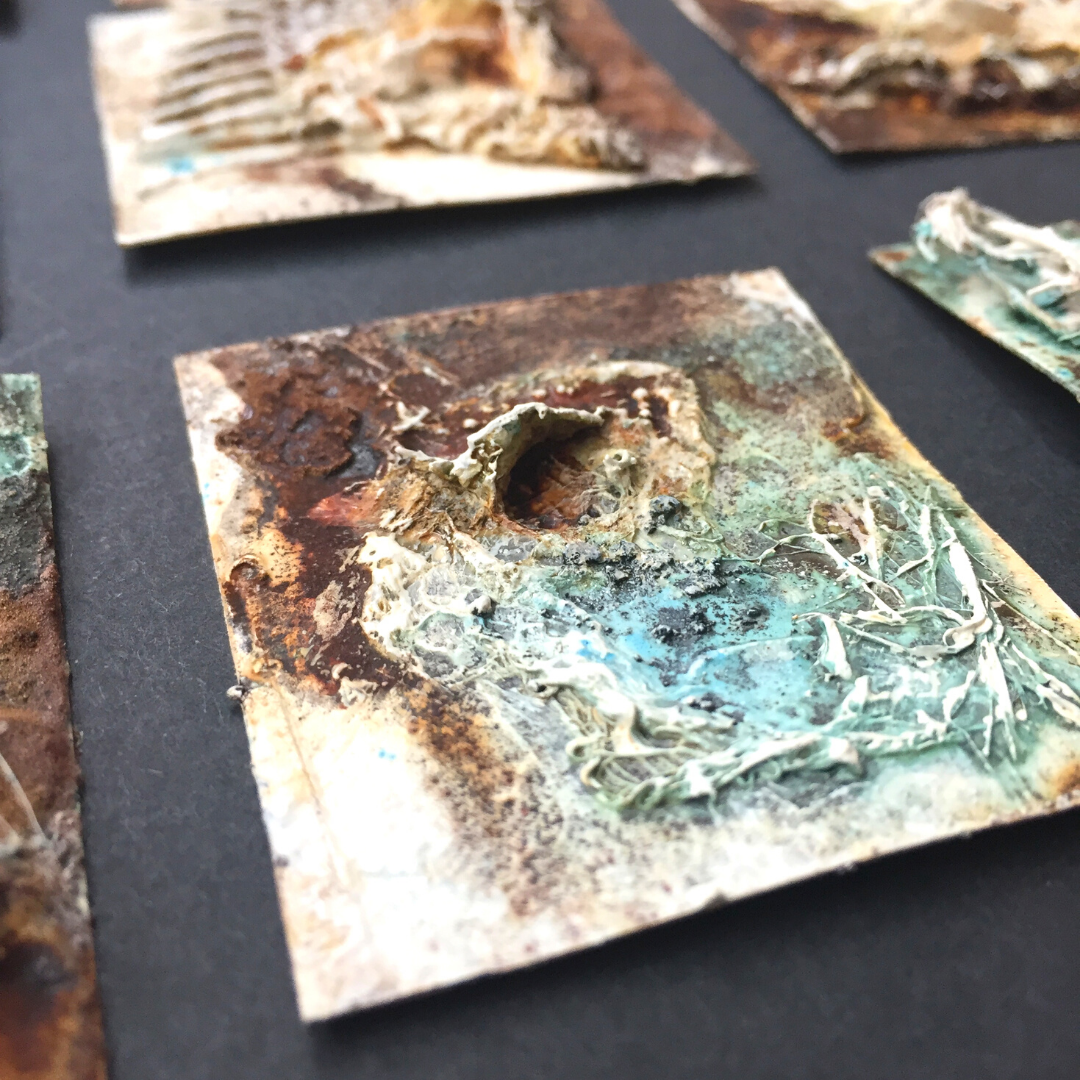 Mini rust art with Powertex - Kore Sage Artist