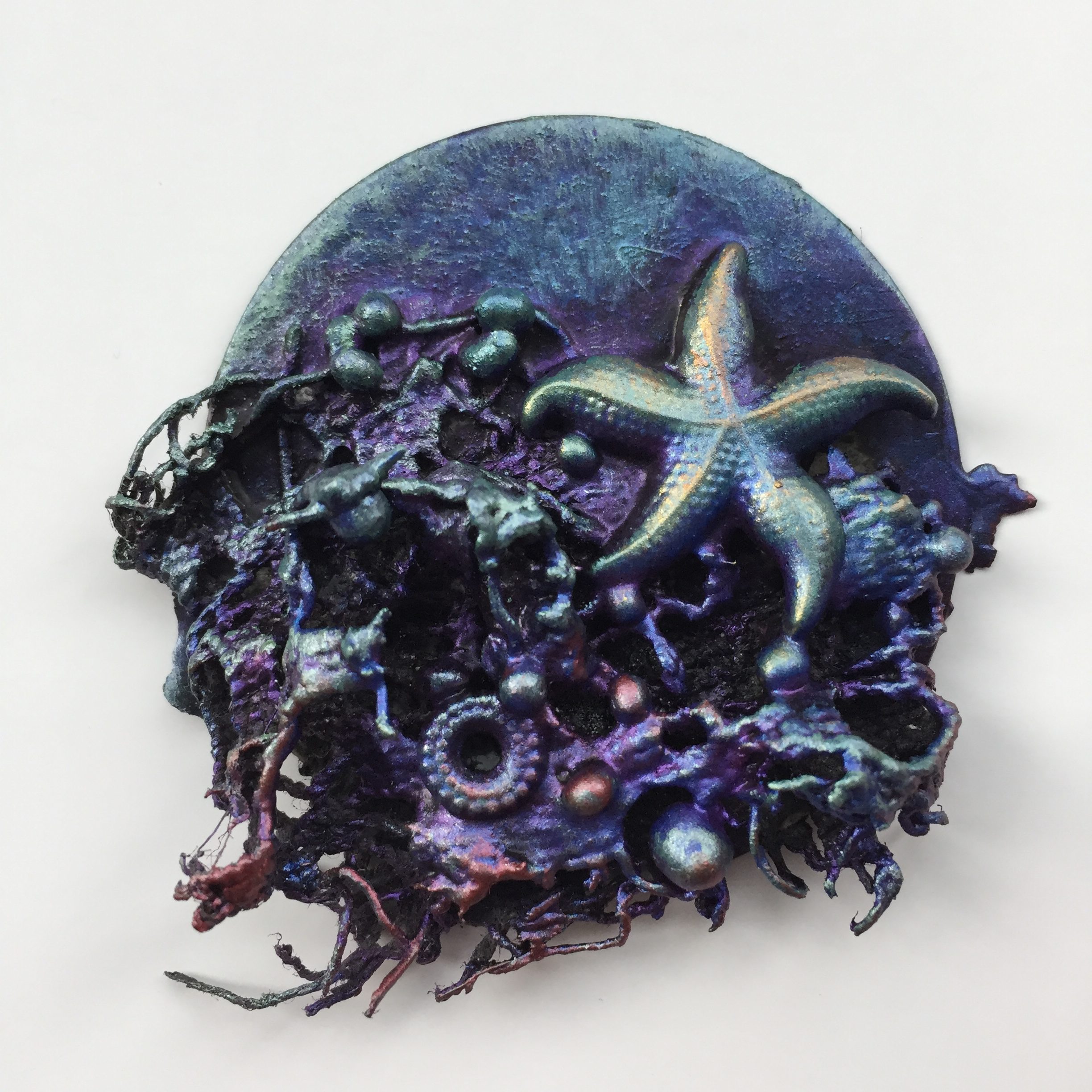 Powertex mini mixed media art - Kore Sage | Mixed Media Artist