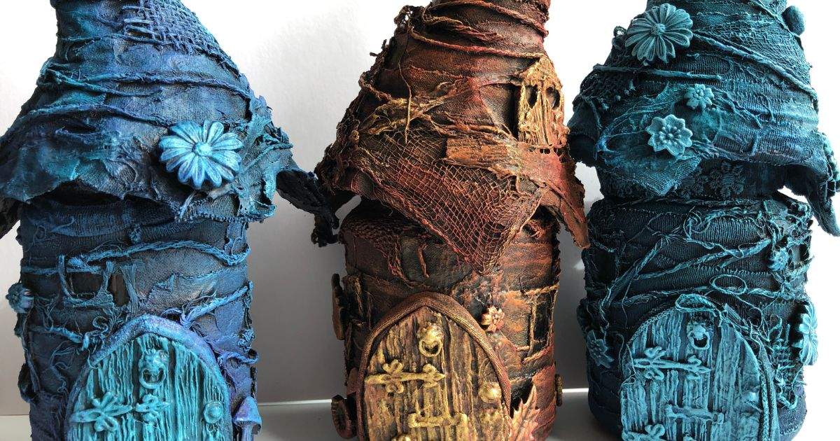 How to make a Powertex fairy house - Kore Sage | Mixed Media Artist